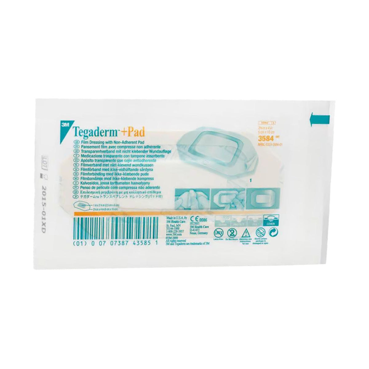 3M Tegaderm 3584 6 x 10cm 50 Pack - Med365