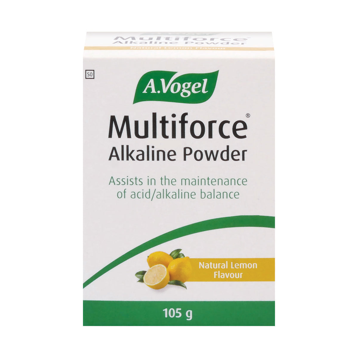 A.Vogel Multiforce Alkaline Powder Lemon 105g - Med365