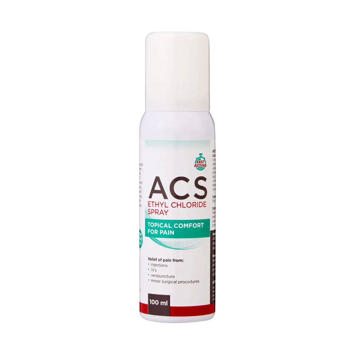 ACS Ethyl Chloride Spray 100ml - Med365