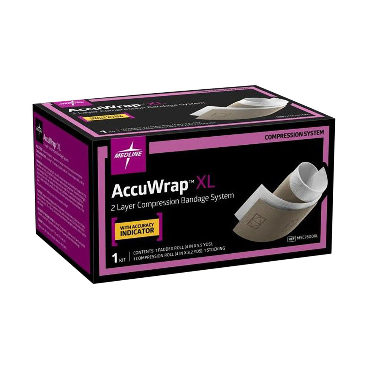 Accuwrap Extra Large Two Layer Compression Bandage - Med365