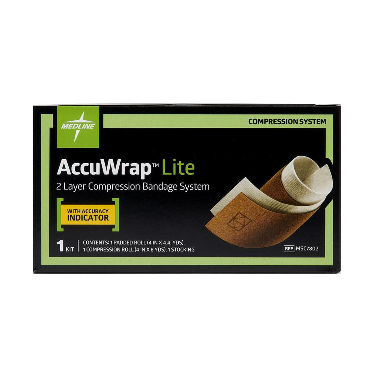 Accuwrap Lite Two Layer Compression Bandage - Med365