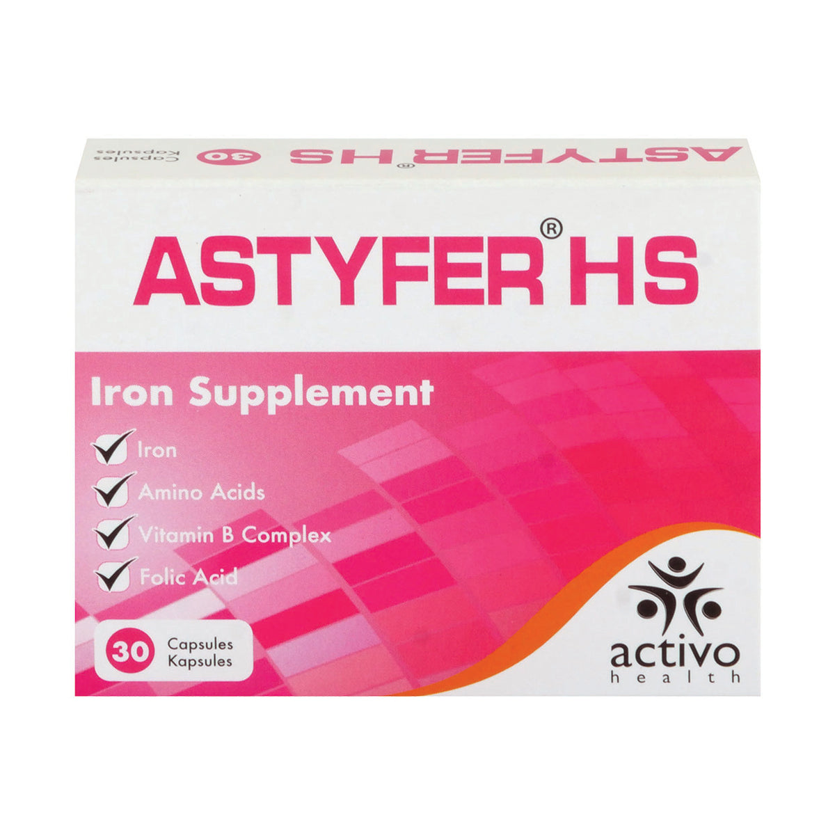 Activo Health Astyfer HS 30 Capsules - Med365