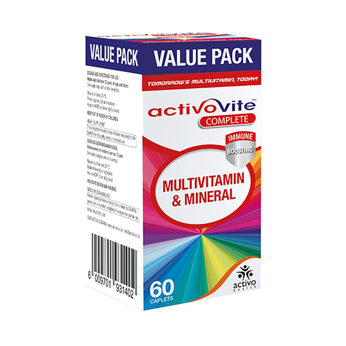 Activovite Complete 60 Capsules - Med365