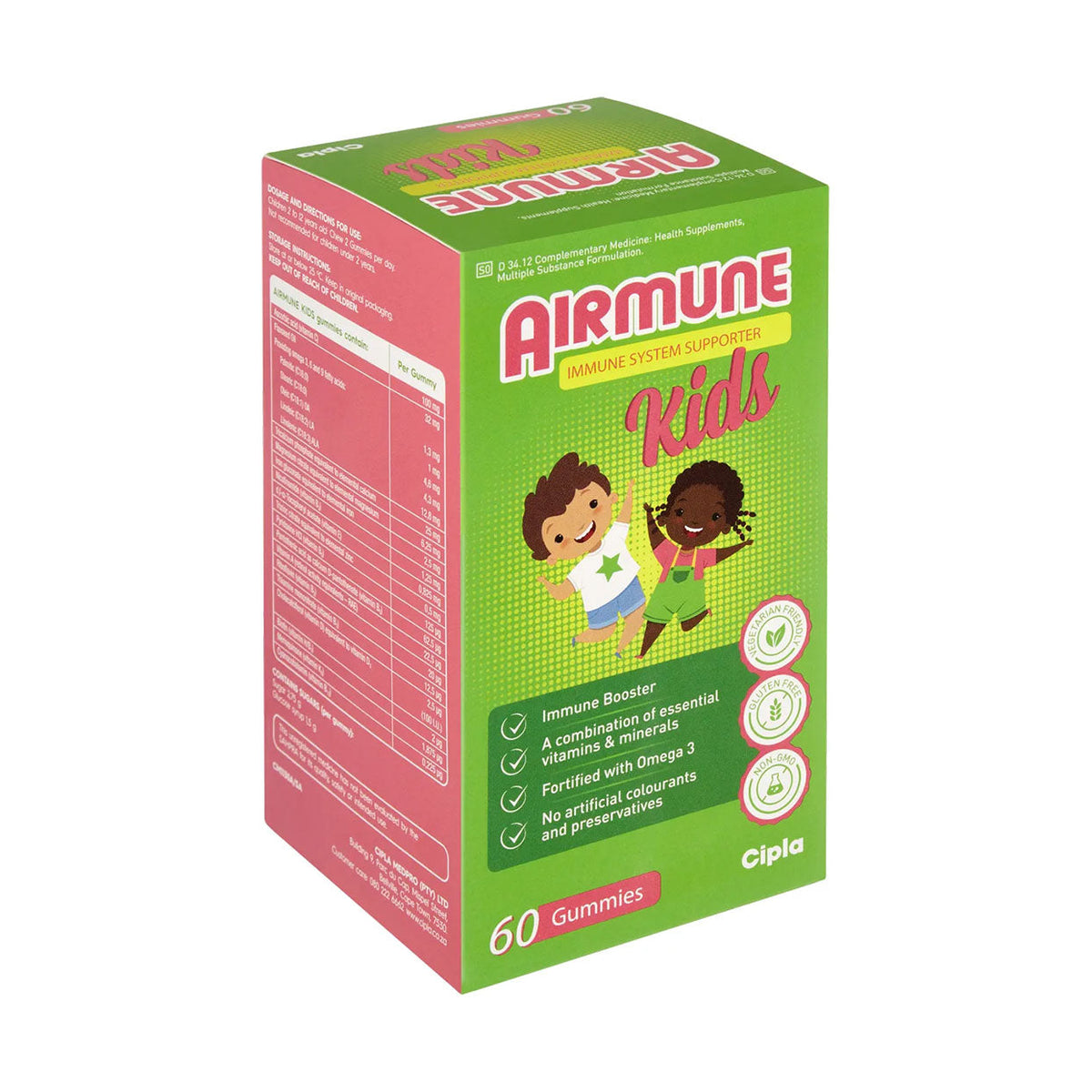 Airmune Kids 60 Gummies - Med365