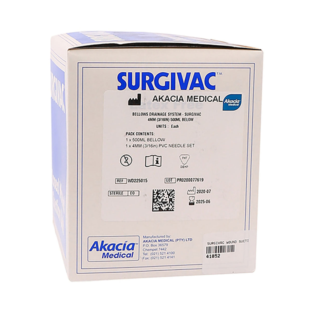 Akacia Surgivac Wound Suction 4mm - Med365