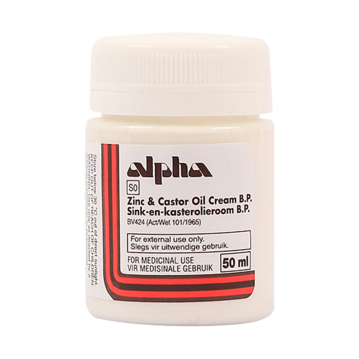 Alpha Zinc & Castor Cream 50g - Med365