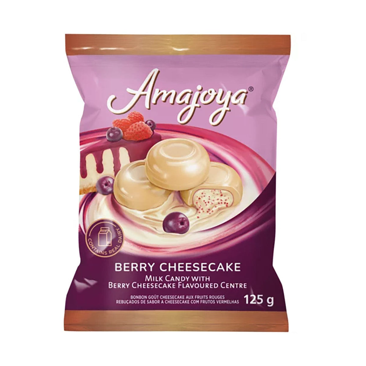 Amajoya Berry Cheesecake Candy 125g - Med365