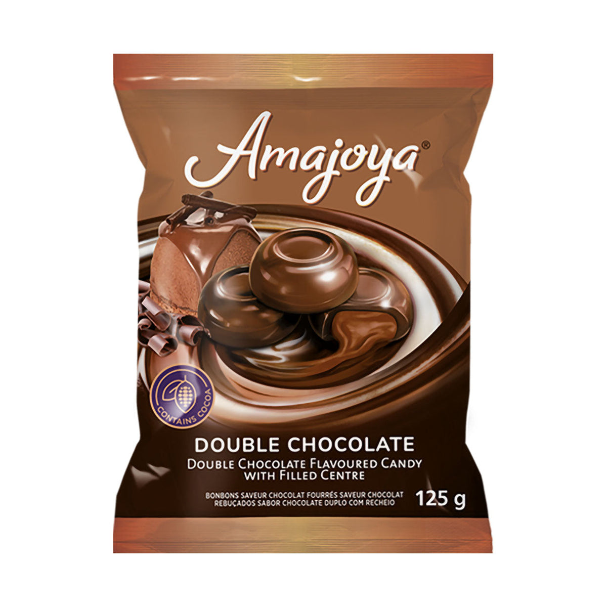 Amajoya Double Chocolate Candy 125g - Med365