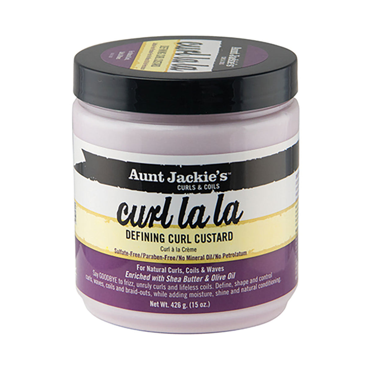 Aunt Jackies Curl La La Custard 426g - Med365