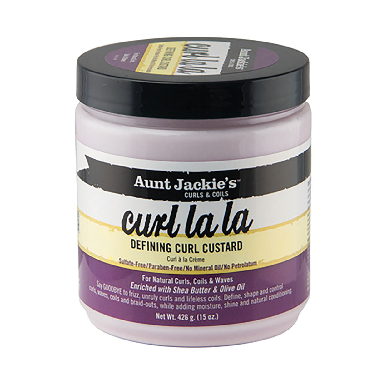 Aunt Jackies Curl La La Custard 426g - Med365