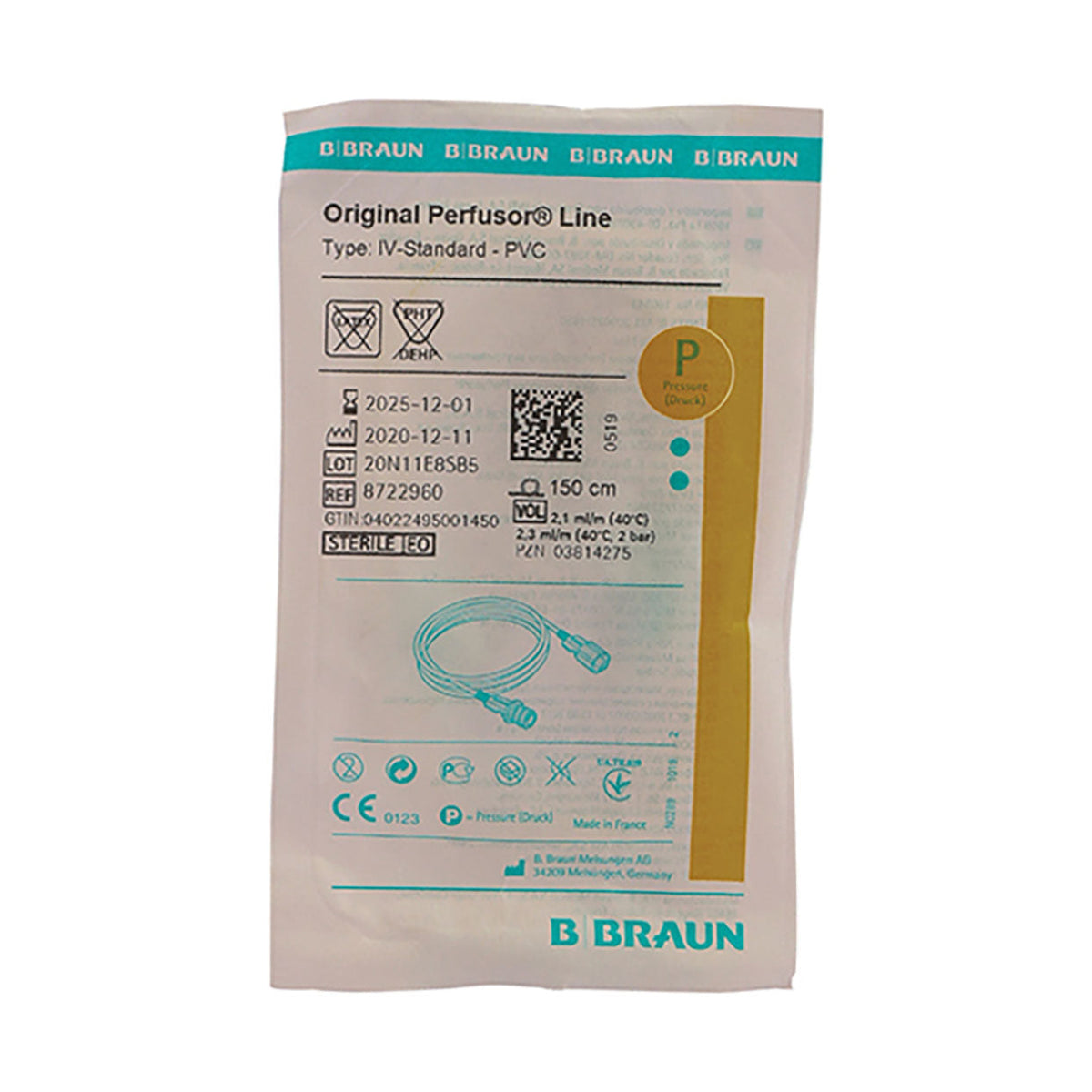 Bbraun Perfusor Tubing 150cm 1 Unit - Med365