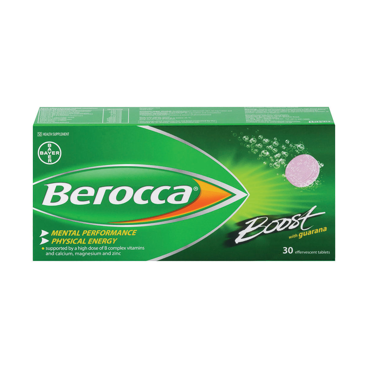 Berocca Boost 30 Effervescent Tablets - Med365