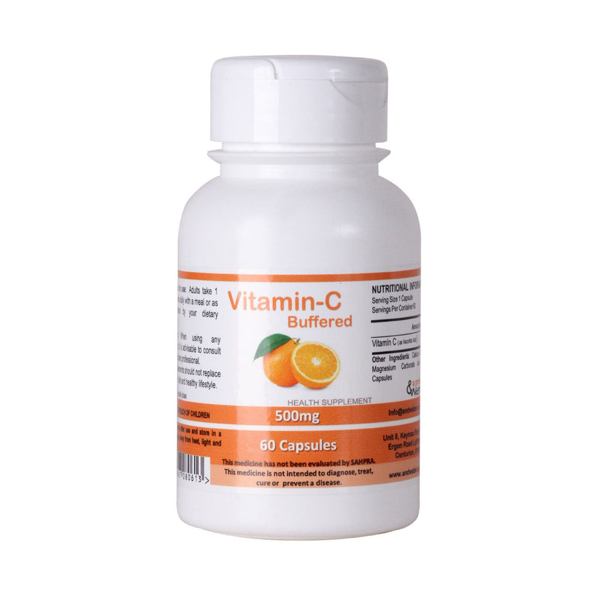 Bioflor Vitamin C 500mg Buffered 60 Capsules - Med365