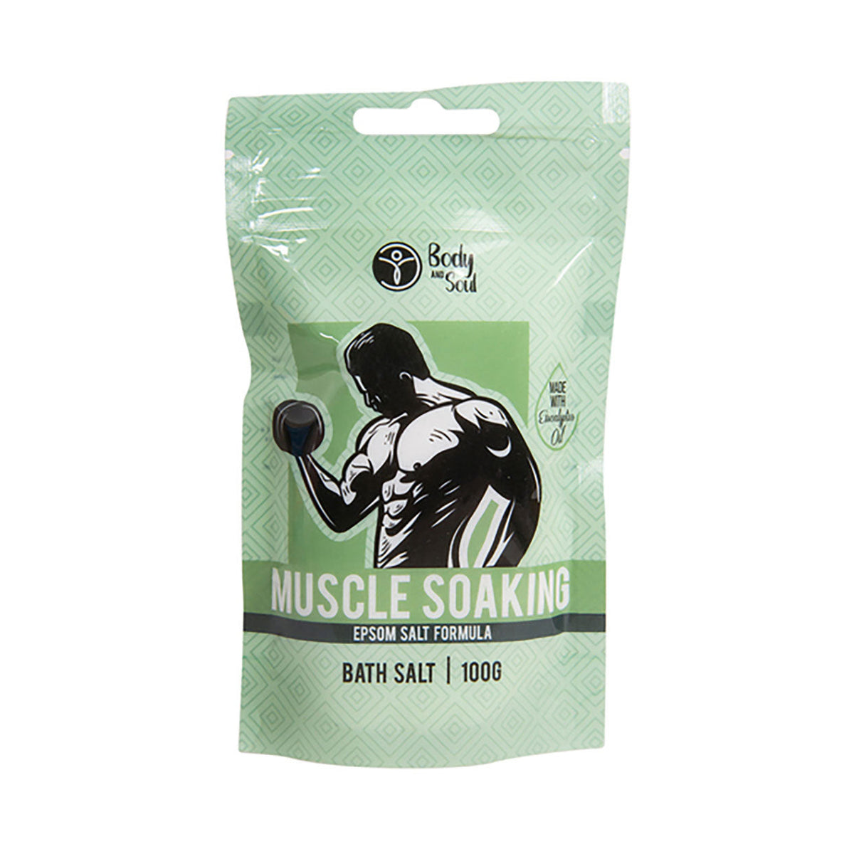 Body & Soul Muscle Soak Bath Salts 100g - Med365