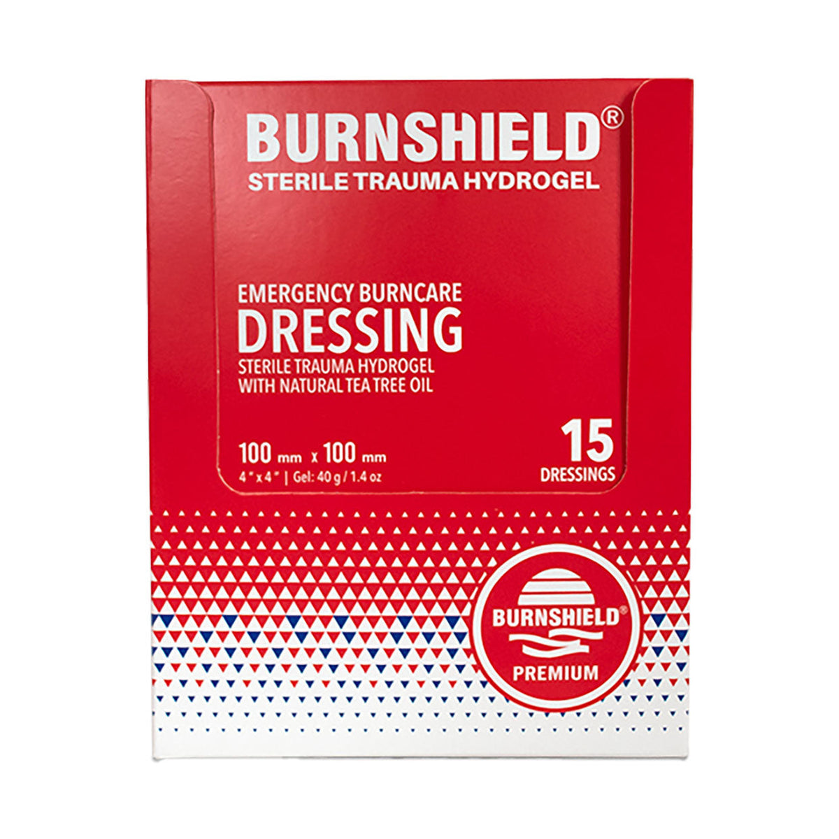 Burnshield 10 x 10cm Dispenser 15 Pack - Med365
