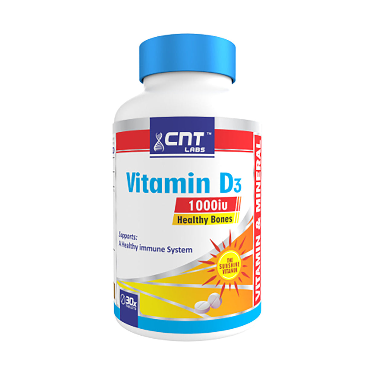 CNT Labs Vitamin D3 1000iu 30 Tablets - Med365