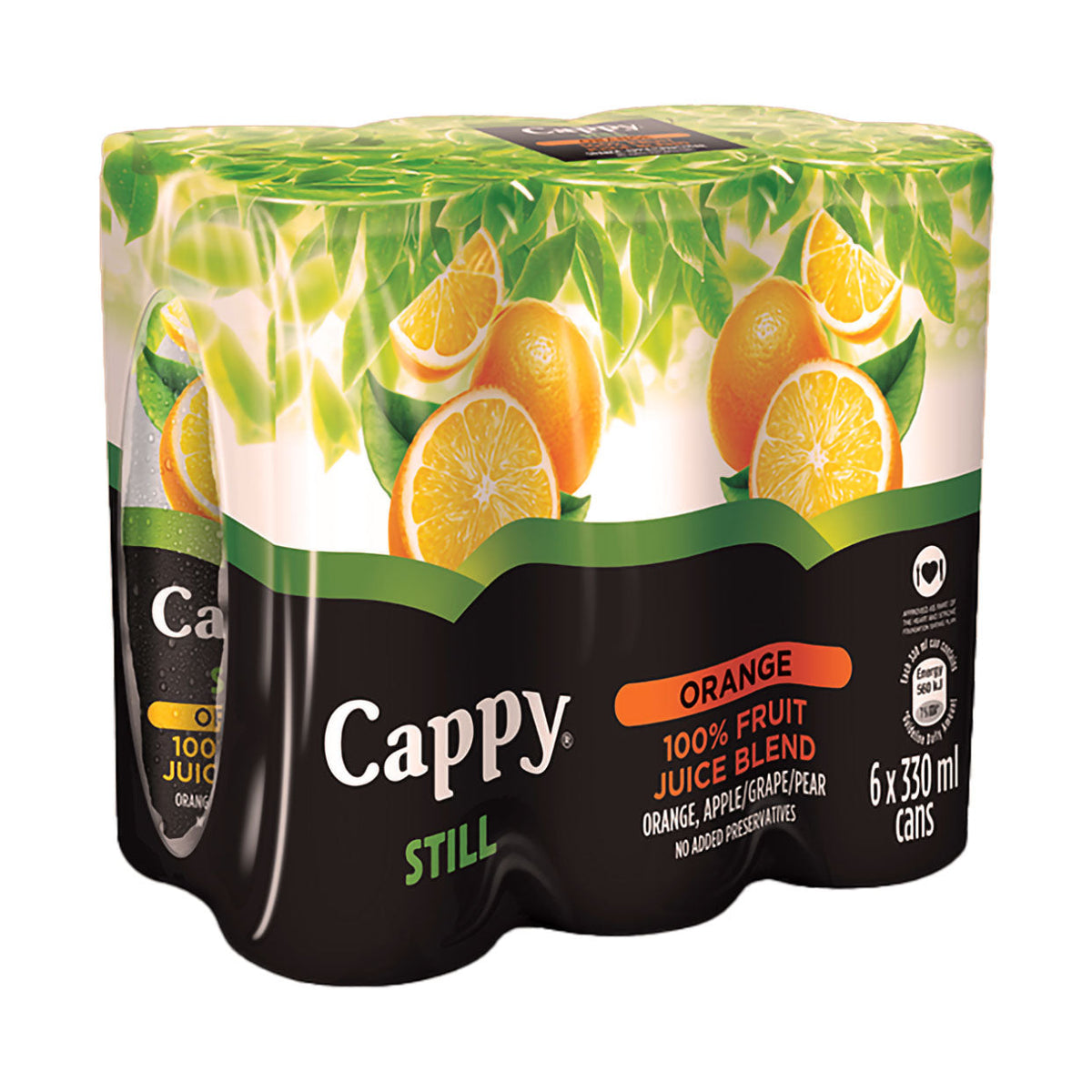 Cappy Still Orange 330ml x 6 - Med365