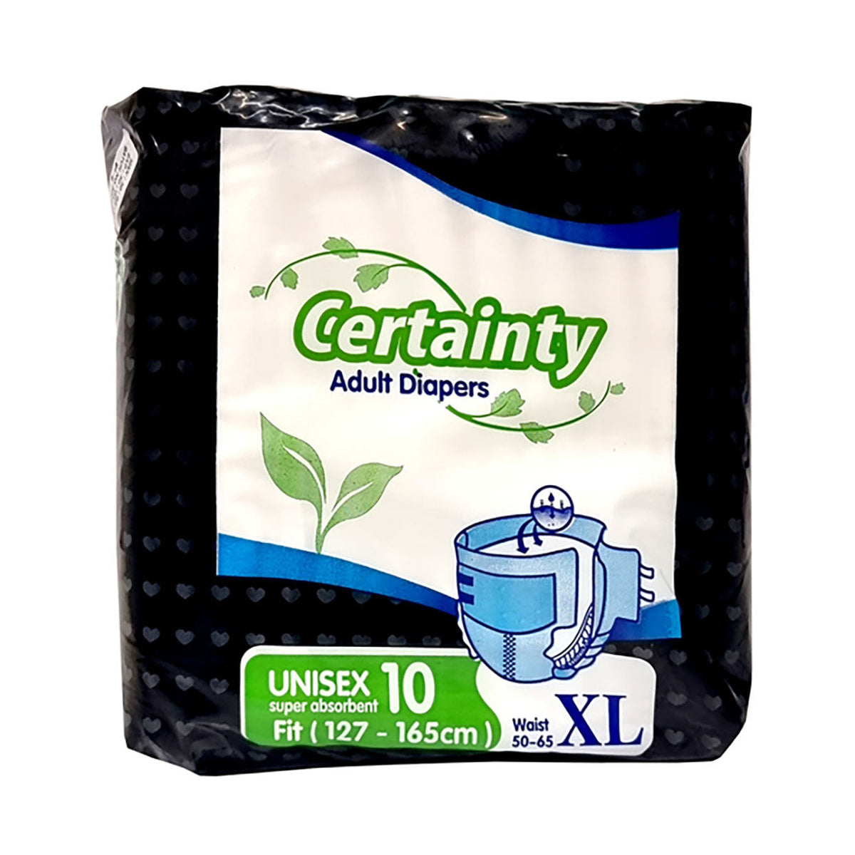 Certainty Adult Diapers Extra Large 10 Pack - Med365