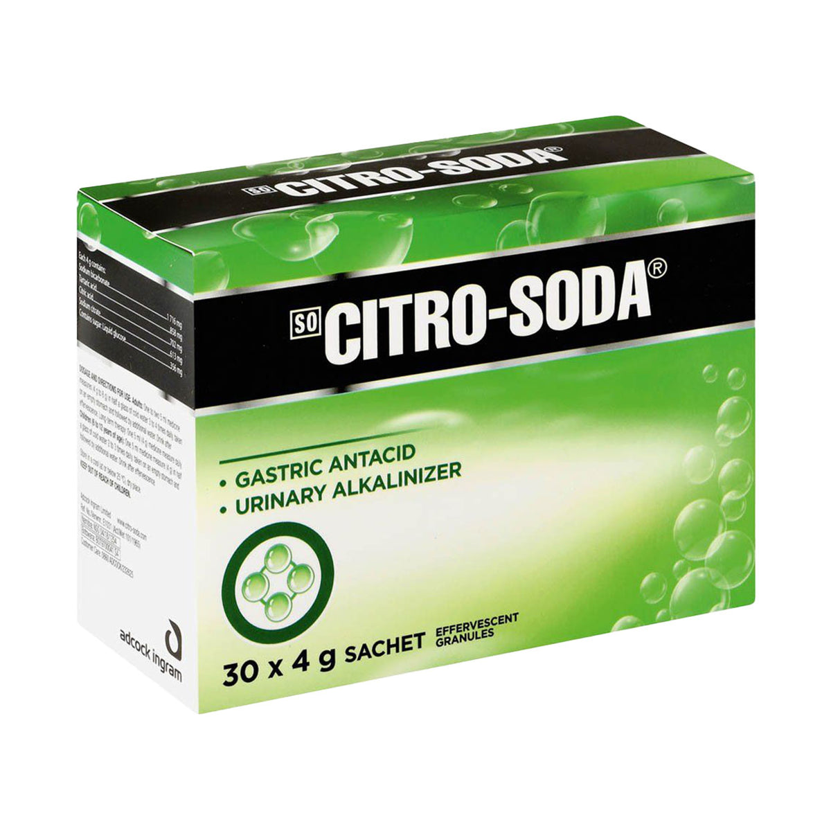 Citro-Soda 30 x 4g Granule Sachets - Med365