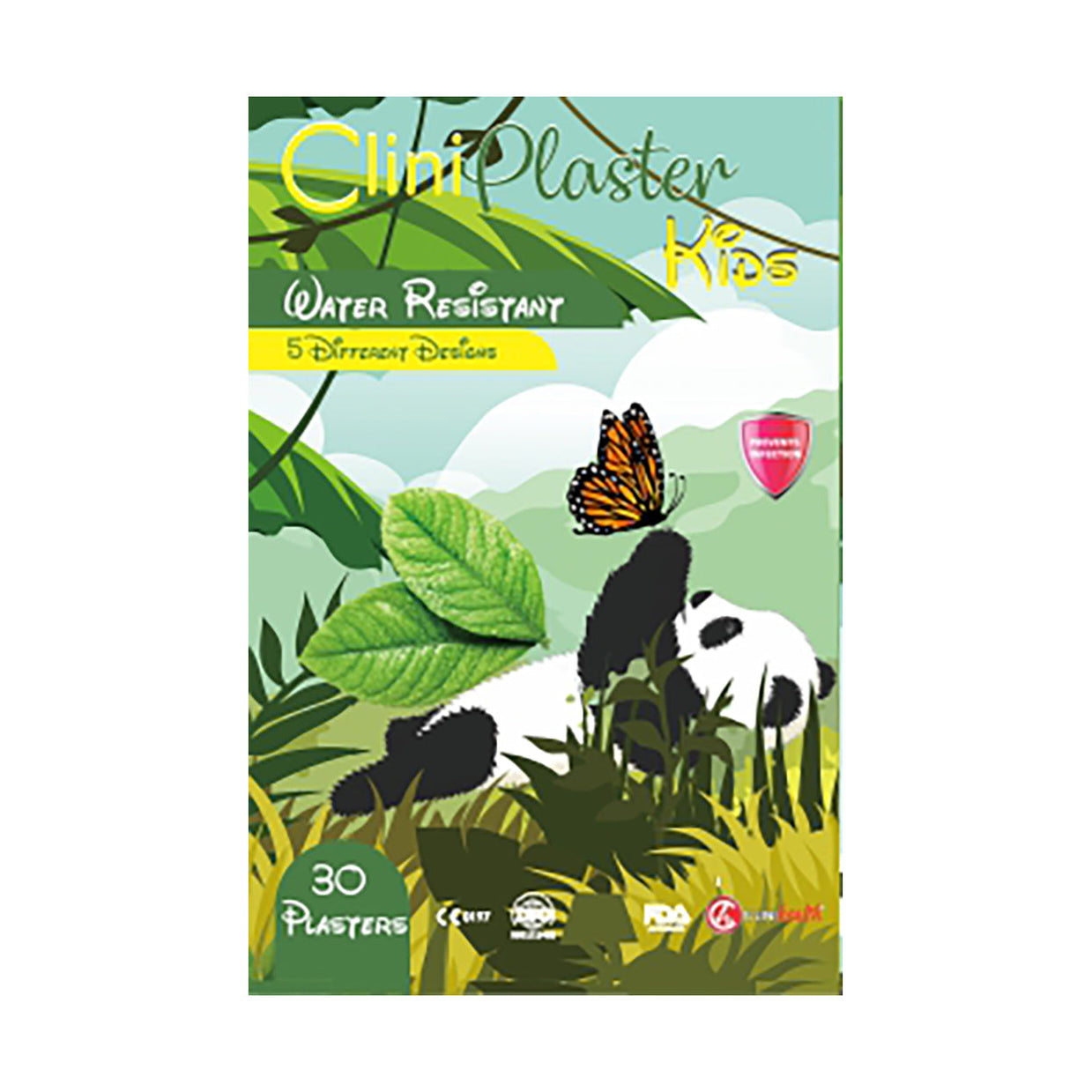 Cliniheal Plasters Kids Panda Forest 30 Plasters - Med365