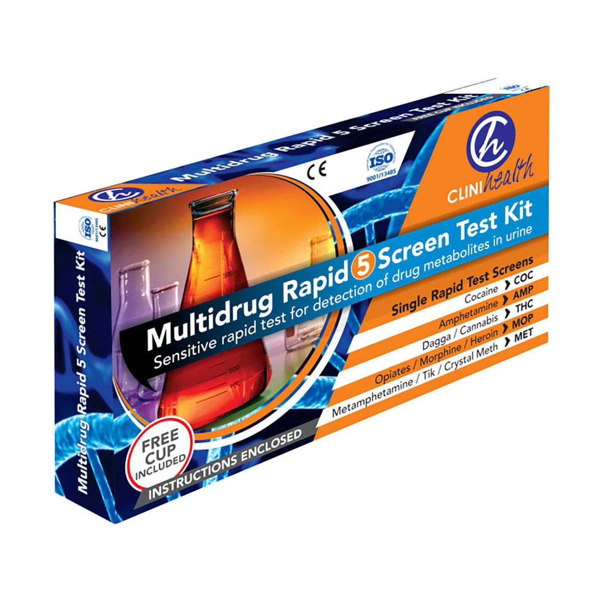 Clinihealth Drug 5 Panel Test Singles - Med365