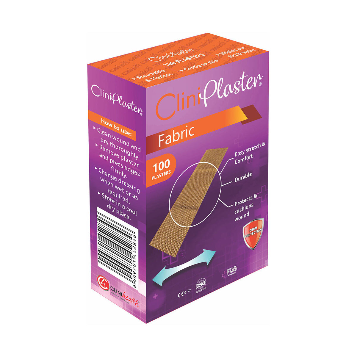 Clinihealth Plaster Fabric 100 Pack - Med365