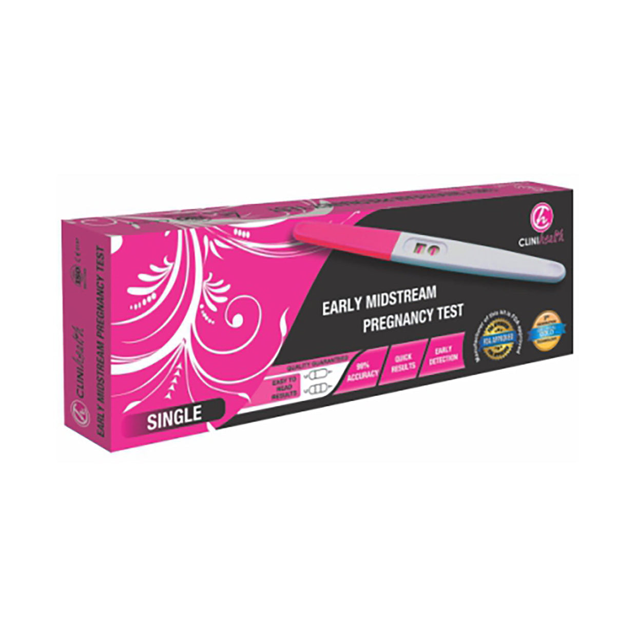 Clinihealth Pregnancy Test Early Midstream - Med365
