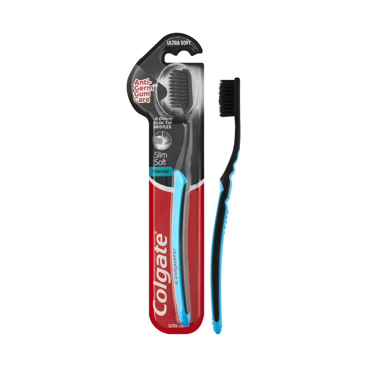 Colgate Toothbrush Slim Soft Charcoal - Med365