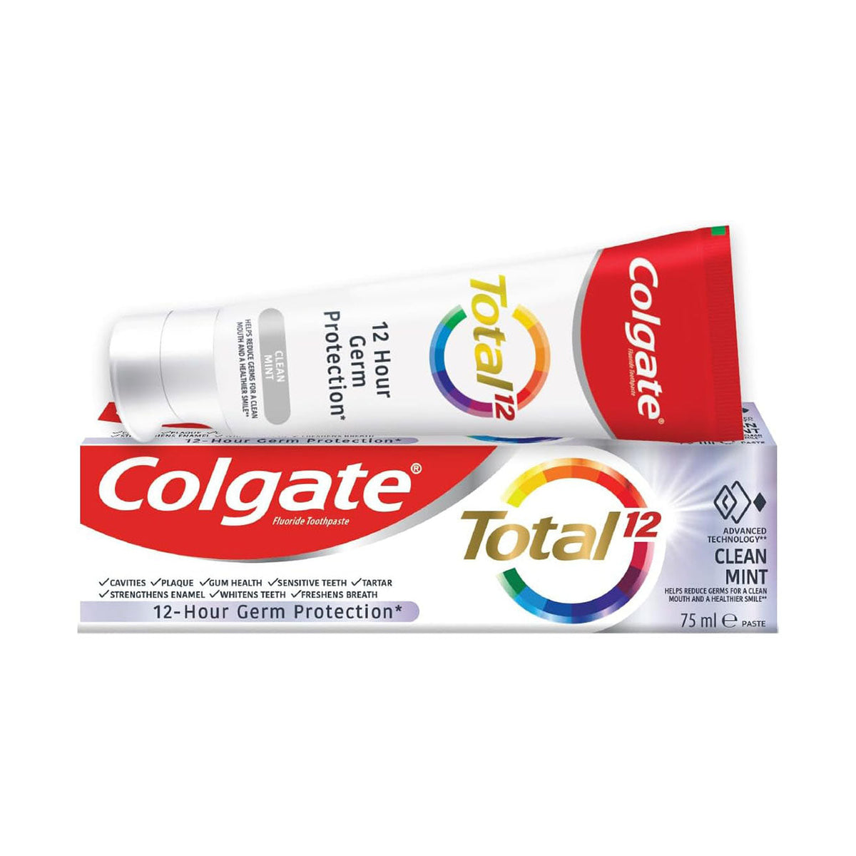 Colgate Toothpaste Total Clean Mint 75ml - Med365