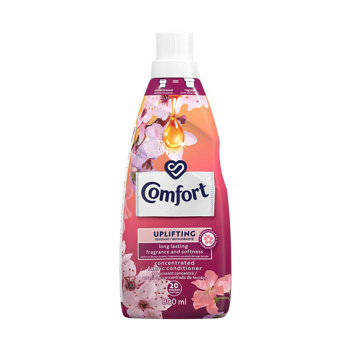Comfort Concentrated Laundry Fabric Softener Uplifting 800ml - Med365