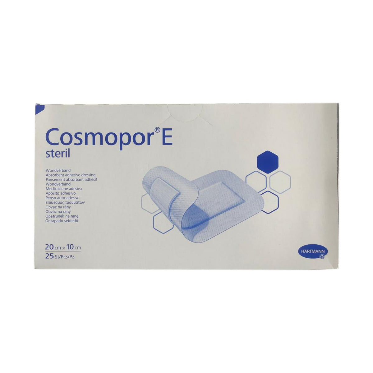 Cosmopor E Dressing Steril 20x10cm 25 Units - Med365