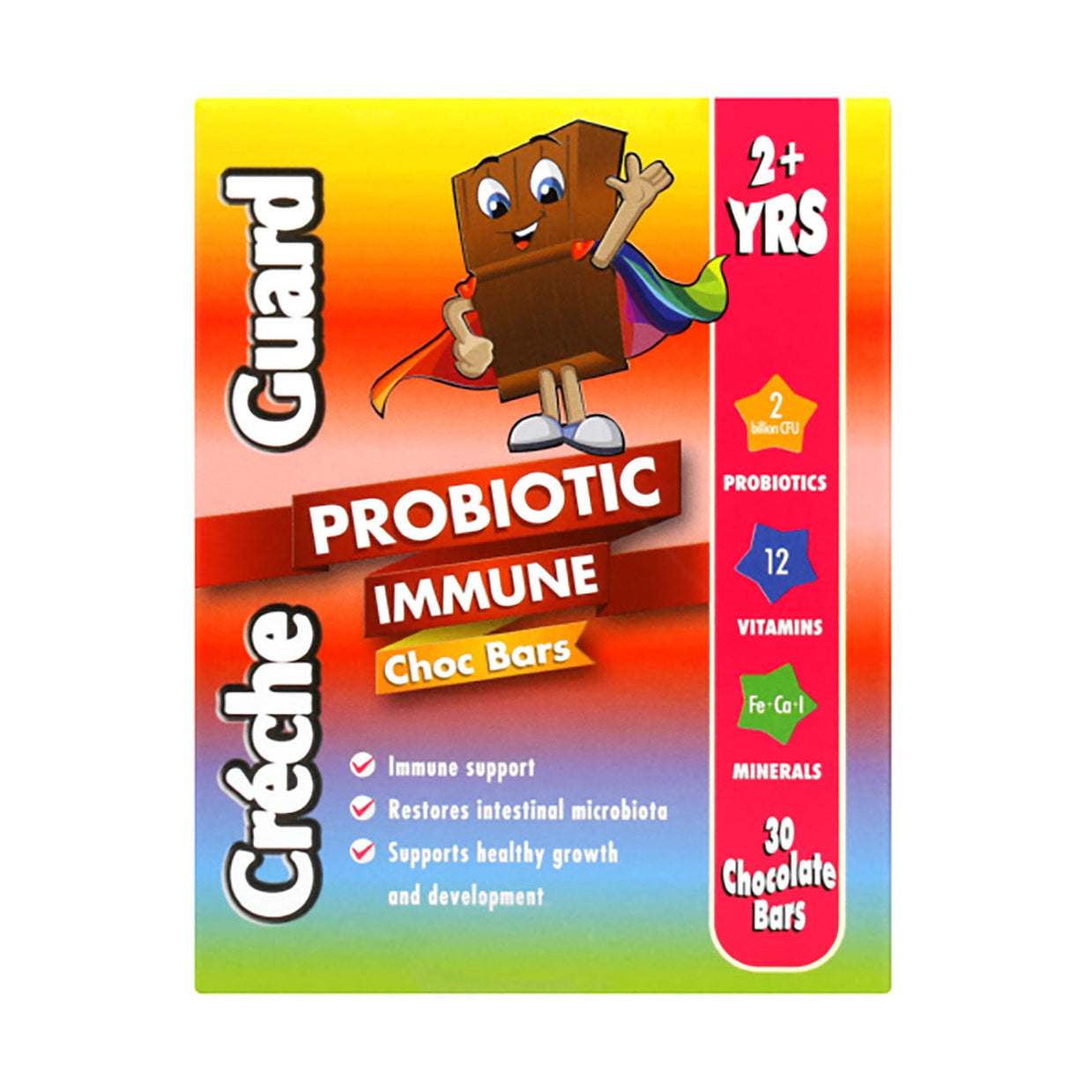 Creche Guard Probiotic Immune Choc Bars 5g x 30 Pack - Med365