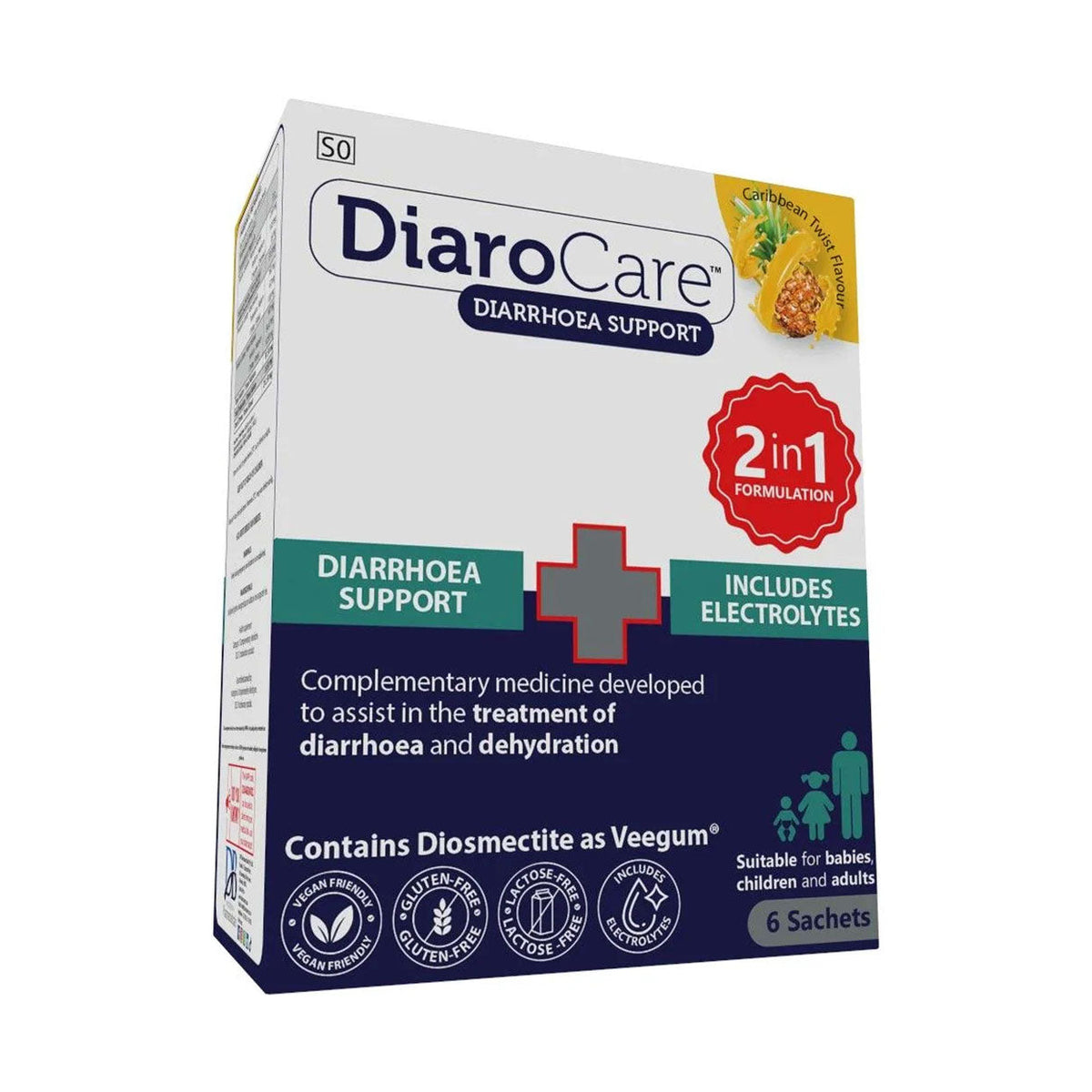 Diarocare Caribbean Twist 6 Sachets - Med365
