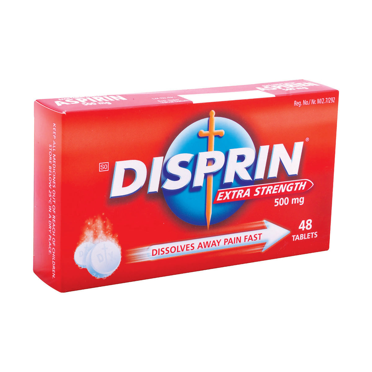 Disprin Extra Strength 500mg 48 Tablets - Med365