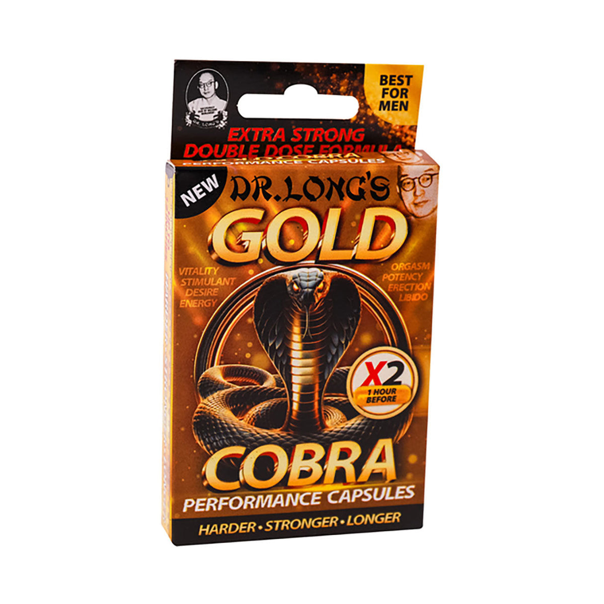 Dr Long's Gold Cobra 2 Capsules - Med365