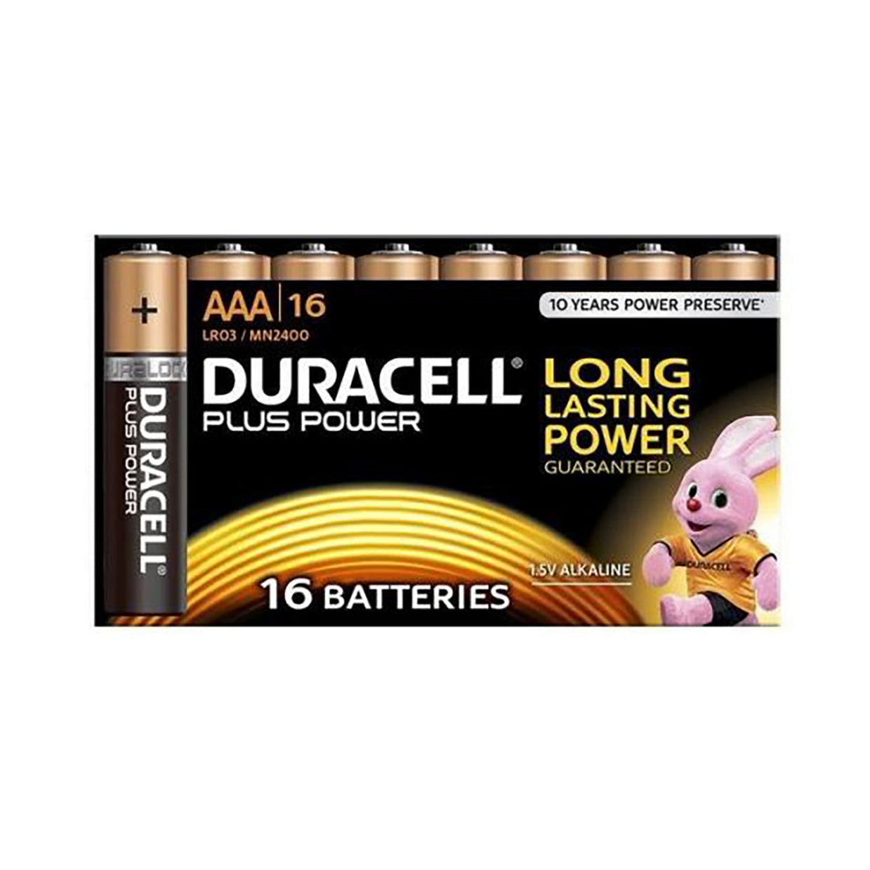 Duracell Plus Power AAA 16 Pack - Med365