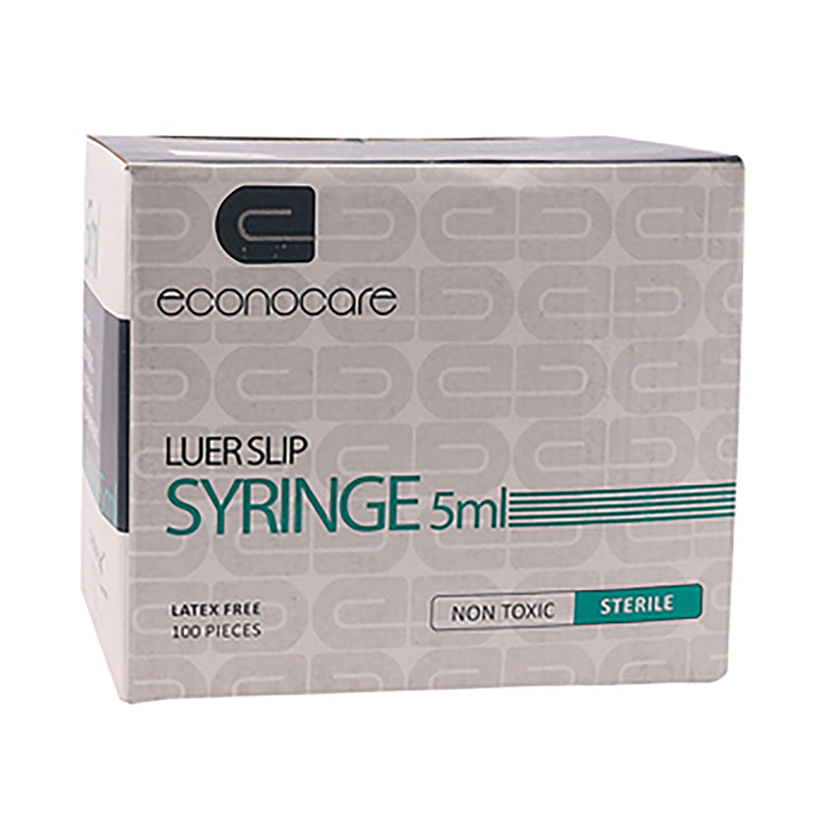 Econocare Syringe 5ml Luer Slip 100 Pack - Med365