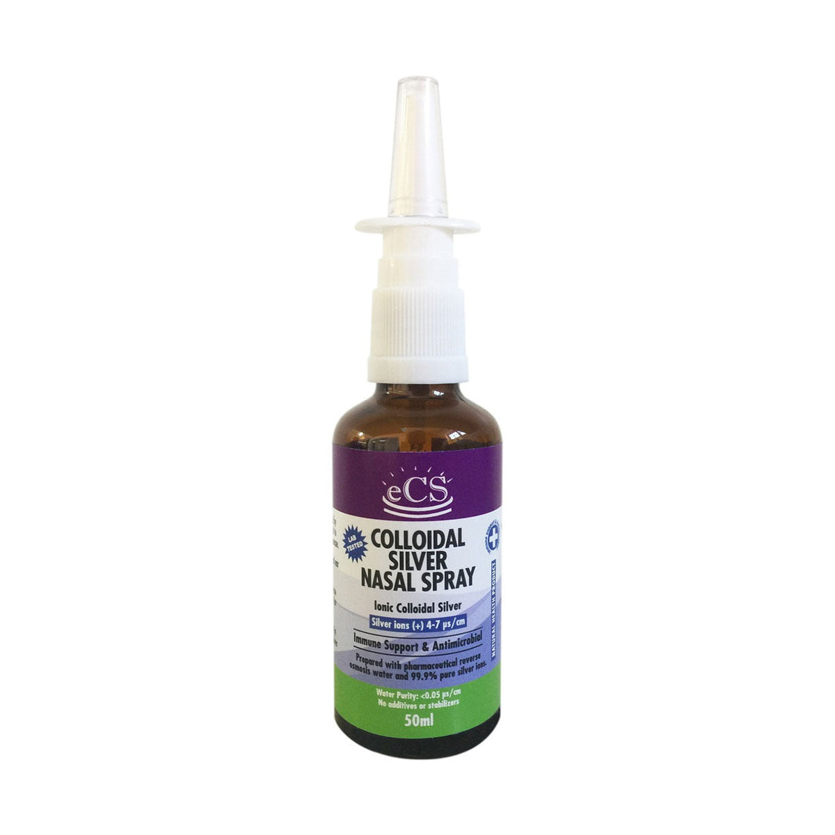 Ecs Colloidal Silver Nasal Spray 50ml - Med365