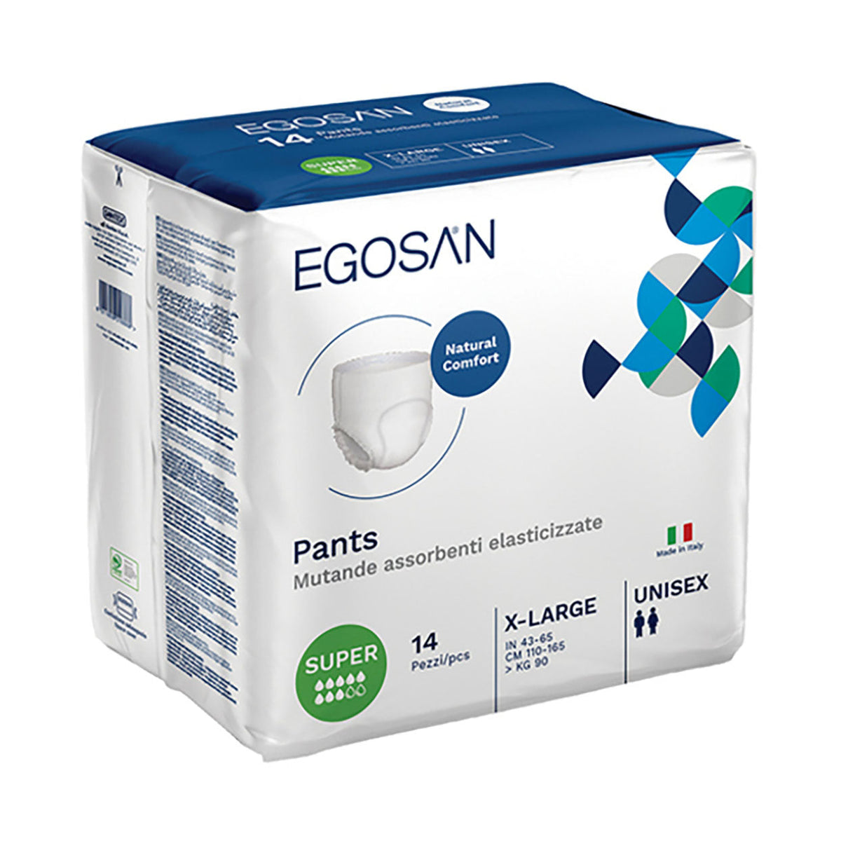 Egosan Super 8 Drops Pull-Up Pant Extra Large 14 Pack - Med365