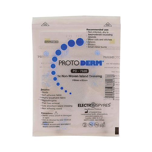 Electro Spyres Protoderm Island Dressing 118 x 85mm 1 Unit - Med365