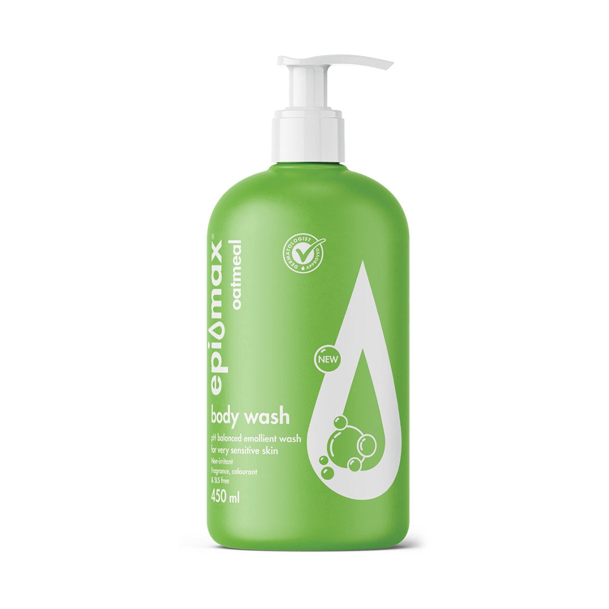 Epi Max Emollient Body Wash Oatmeal 450ml - Med365