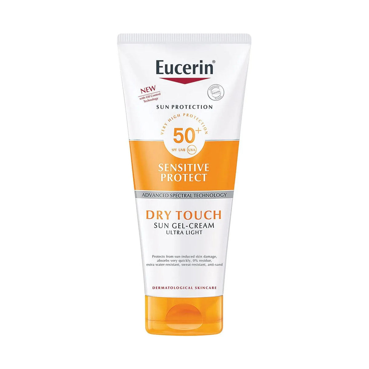 Eucerin Gel-Cream Dry Touch Sensitive Protect SPF 50+ 200ml - Med365