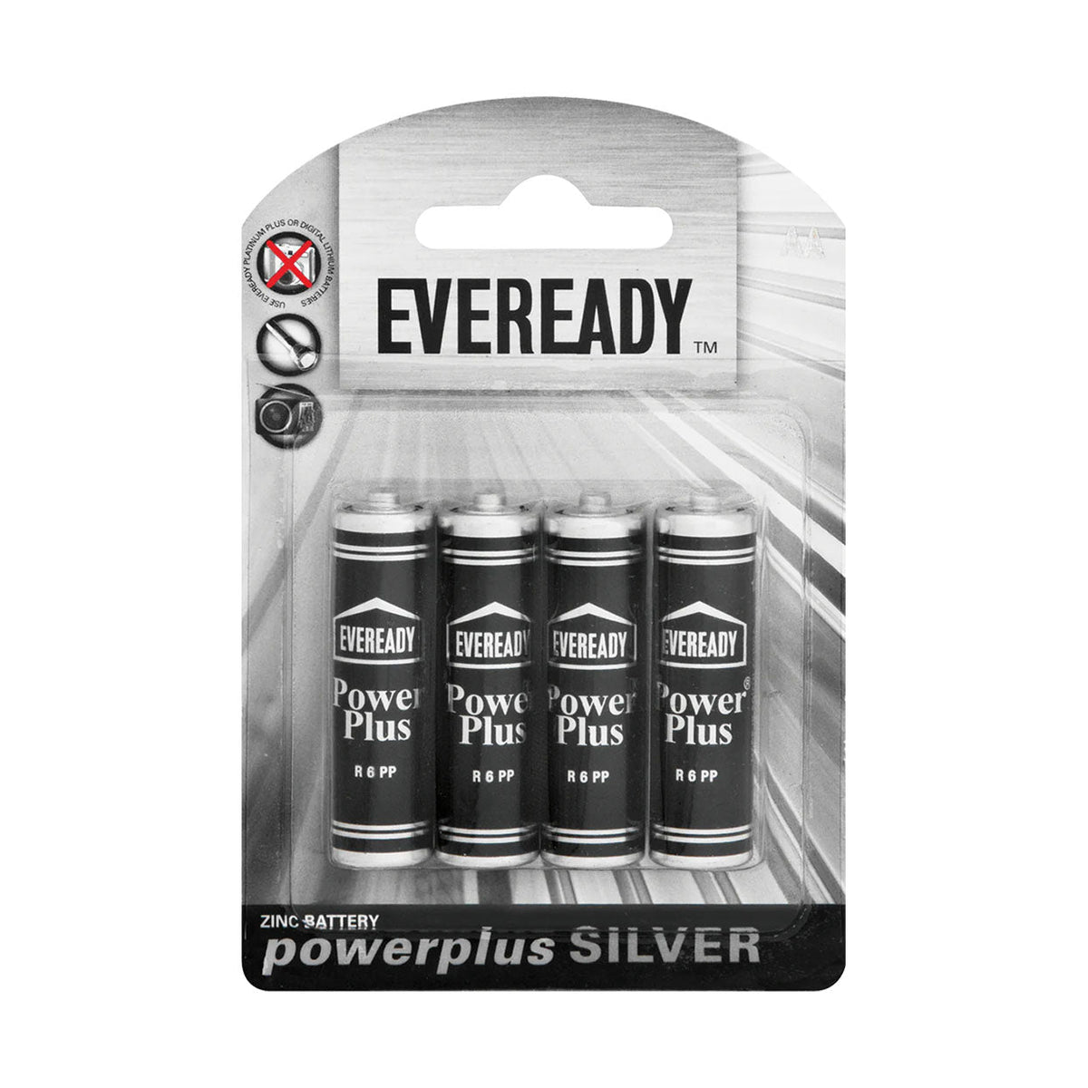 Eveready Power Plus Silver AA 4 Pack - Med365