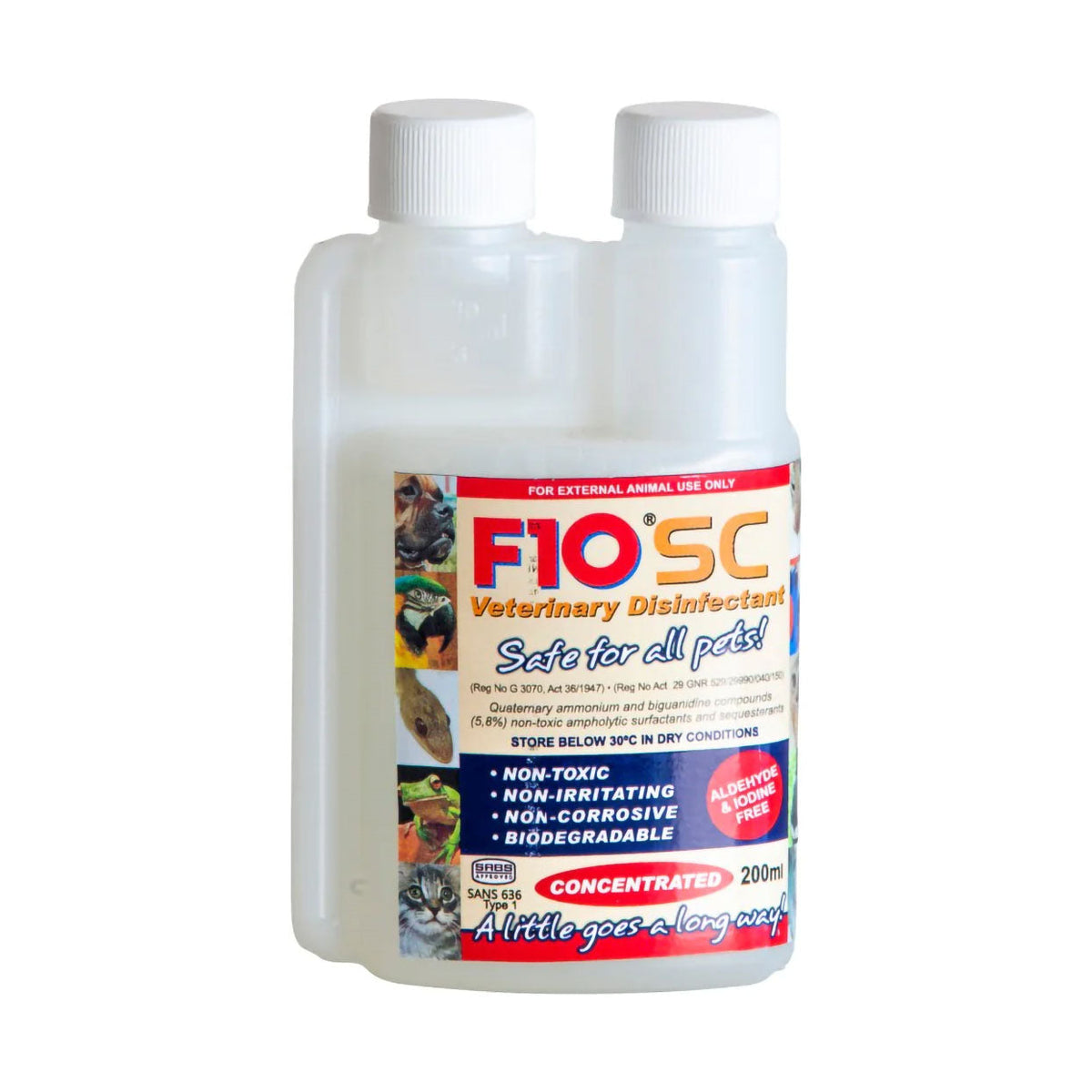 F10 SC Veterinary Disinfectant 200ml - Med365
