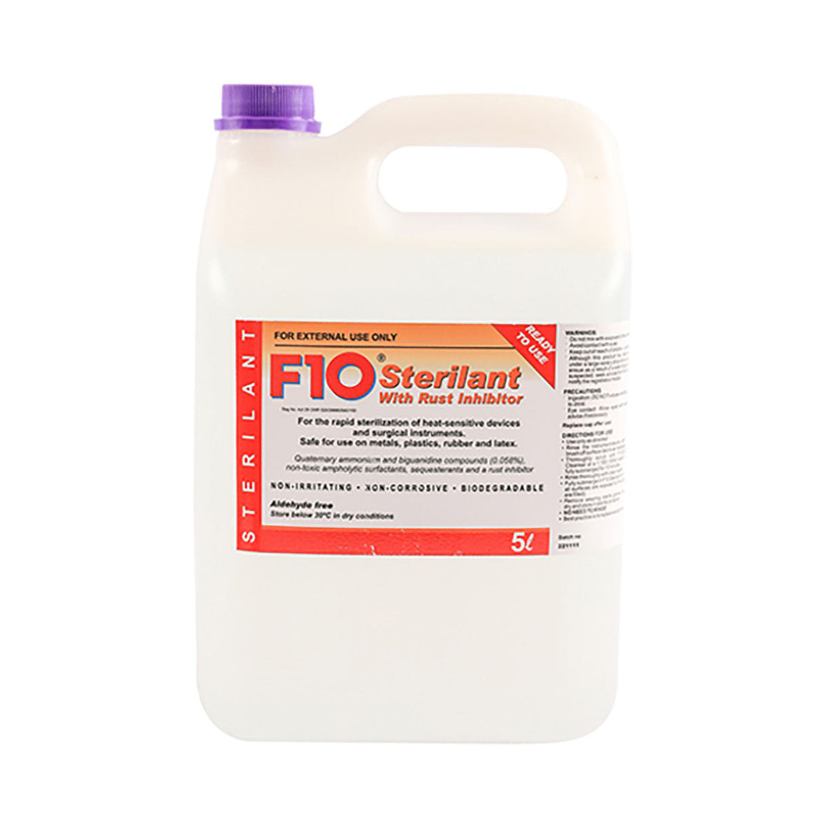 F10 Sterilant Solution 5l - Med365
