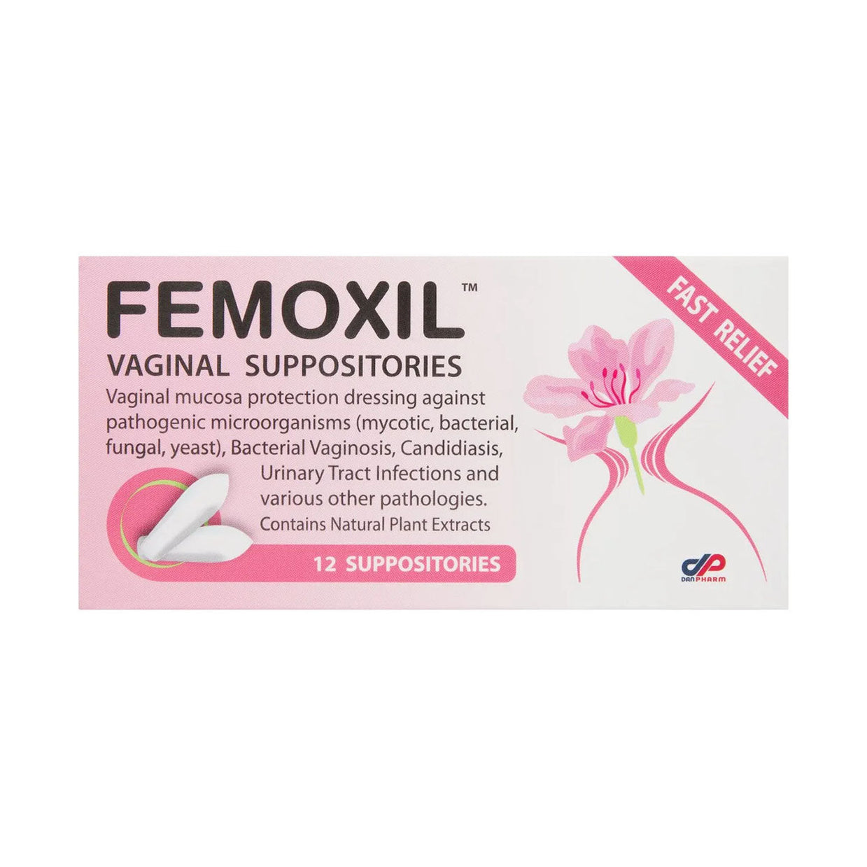 Femoxil Vaginal Suppositories 2g 12 Pack - Med365
