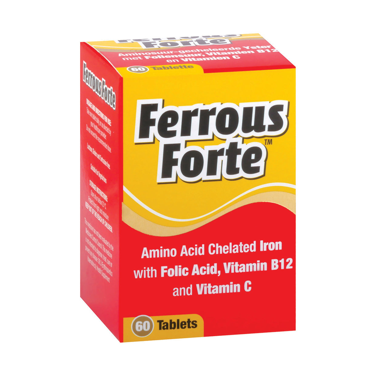 Ferrous Forte Complete Iron Supplement 60 Tablets - Med365