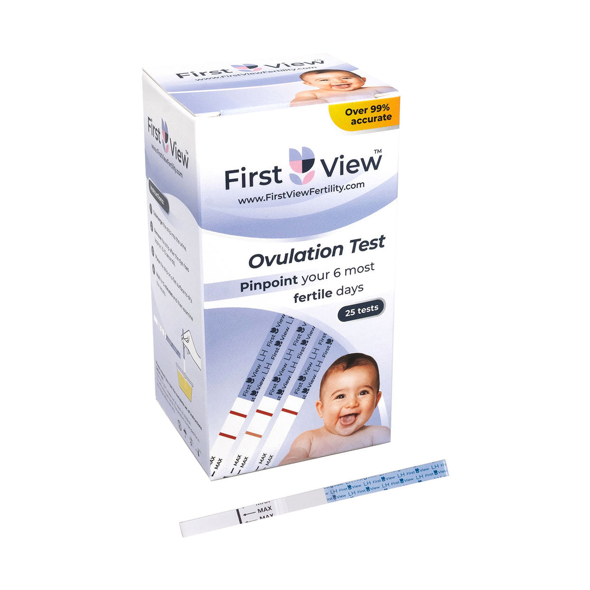 FirstView 25 Ovulation Tests - Med365
