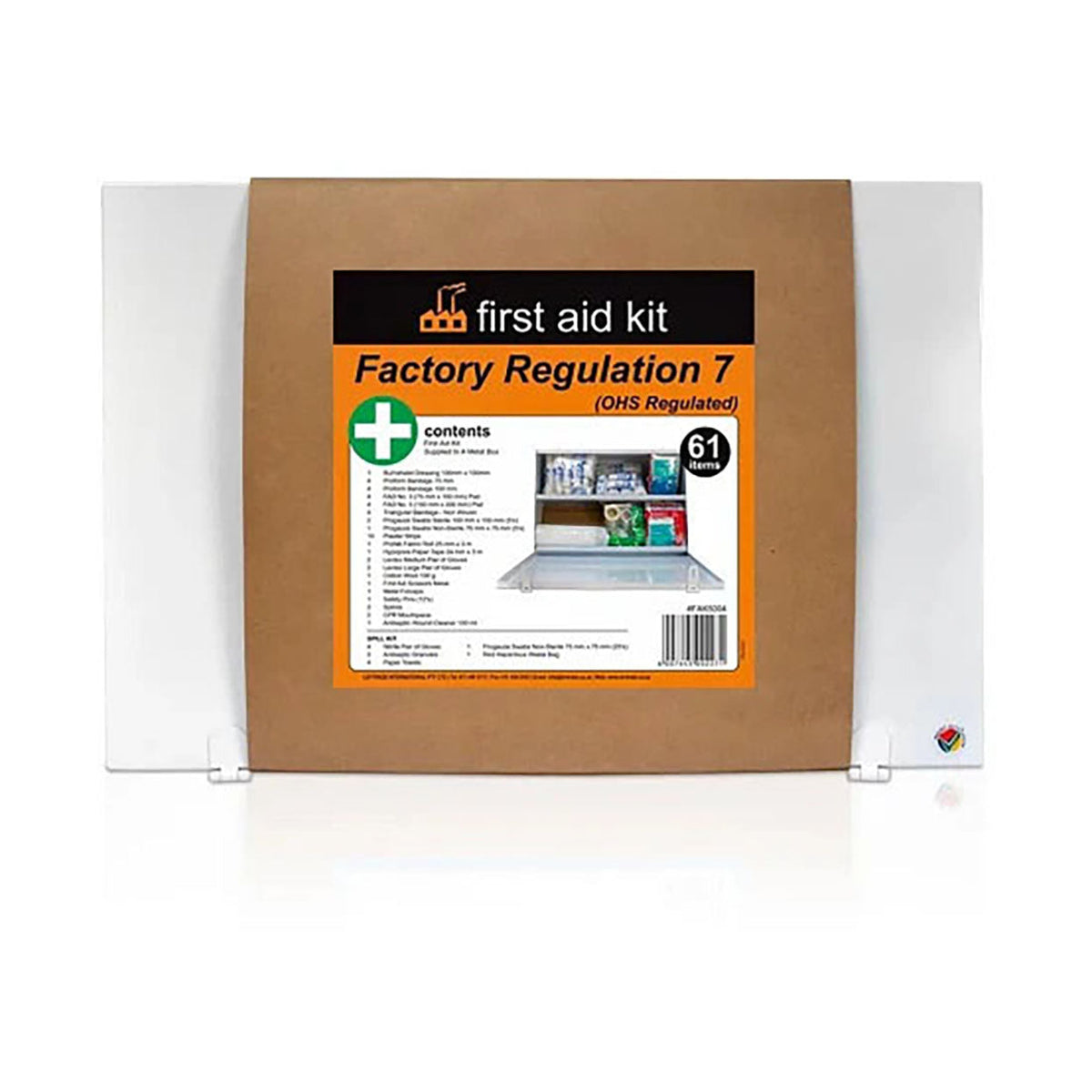 First Aid Regulation 7 Factory Metal Box + Content - Med365
