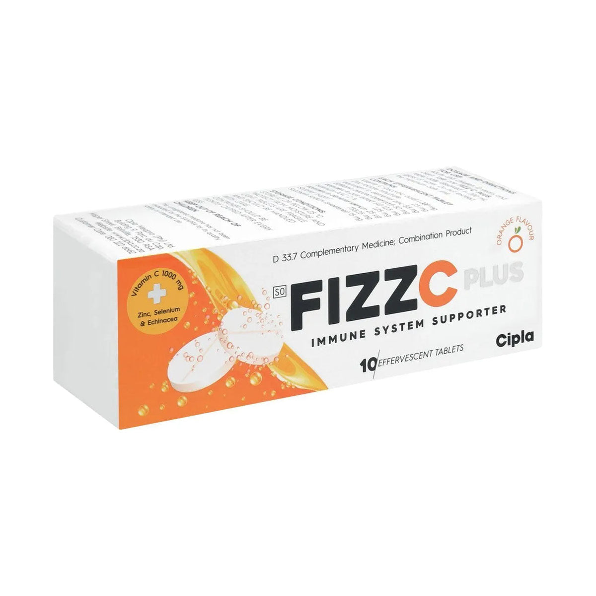 Fizz C Plus 10 Effervescent Tablets - Med365